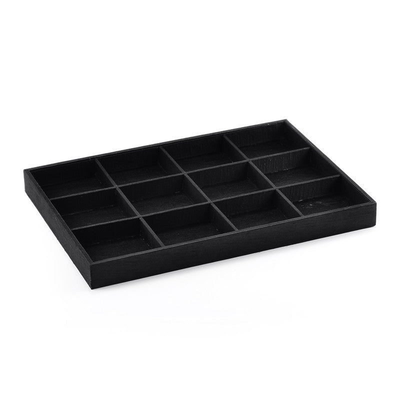 Display With 24 Compartments – Black(35x24x5cm) | Uniq Perler
