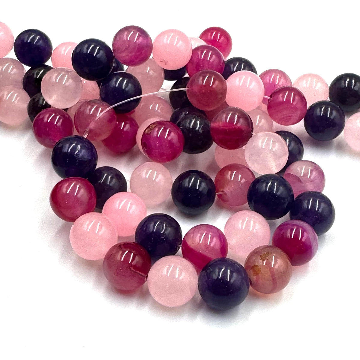 Mix Kvarts Sten, 12mm, Uniq Perler