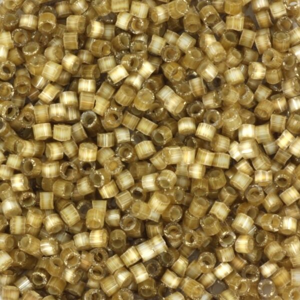 Miyuki delica's 11/0 - (silk satin variegated taupe 671) Uniq Perler