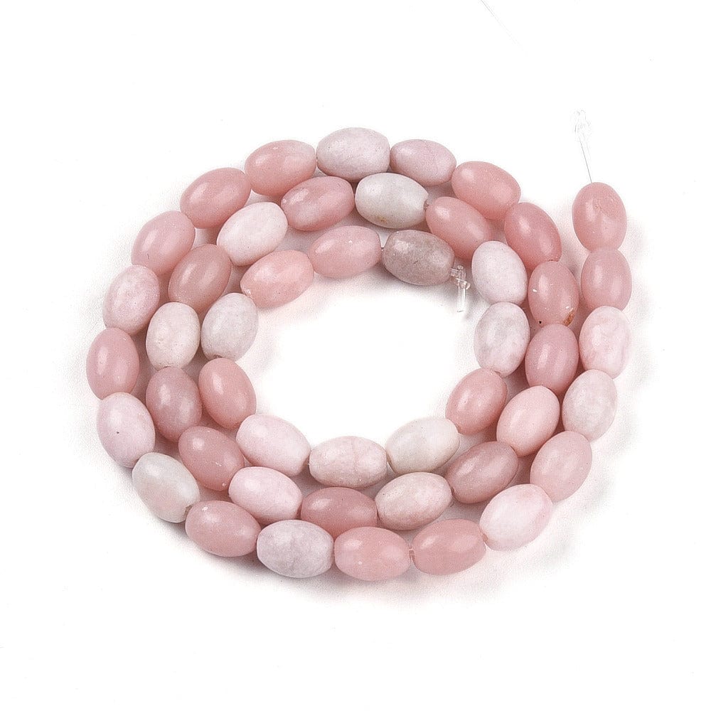 Opal Perler - Pink, Ovale (7,5-8mm) | Uniq Perler