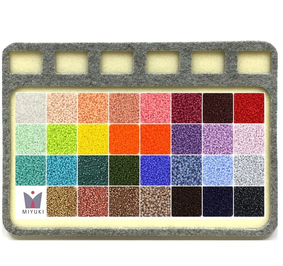 Miyuki Delica Set Incl. 31 Colors And Pearl Mat – Uniq Perler