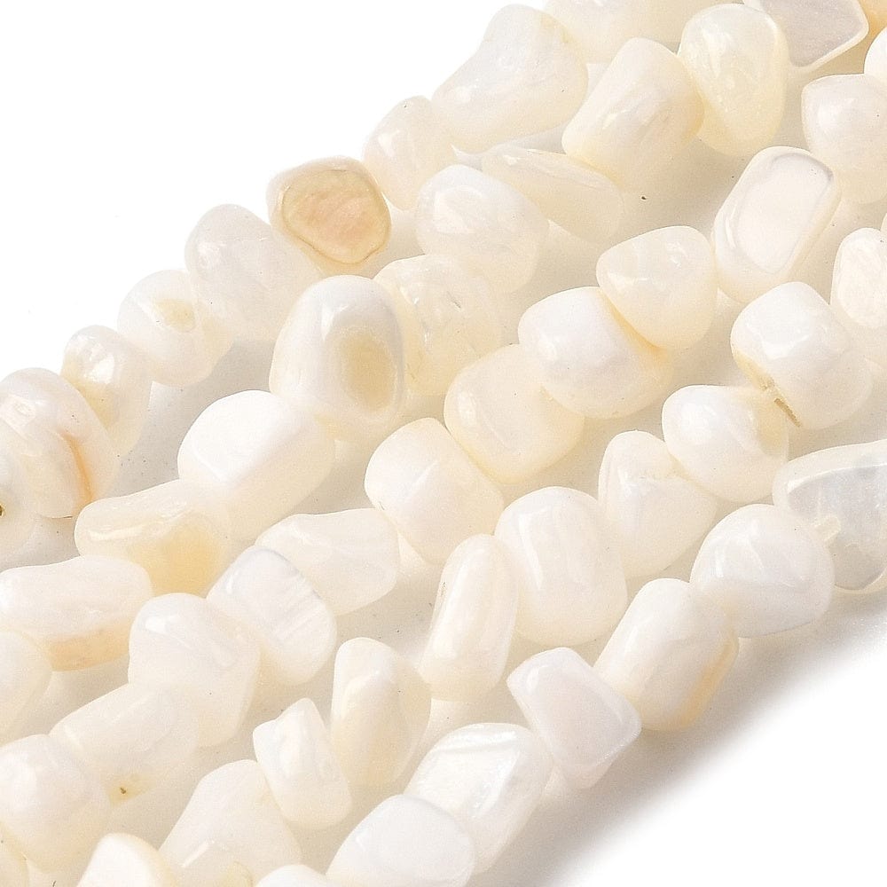 Shell beads – Nugget Shape (4–8mm) Uniq Perler