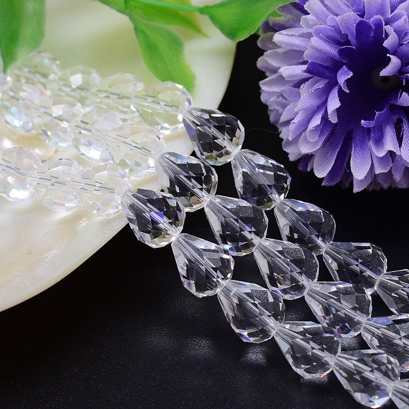 Glass Crystal Drops, 10x8mm (Price Per Piece) – Uniq Perler