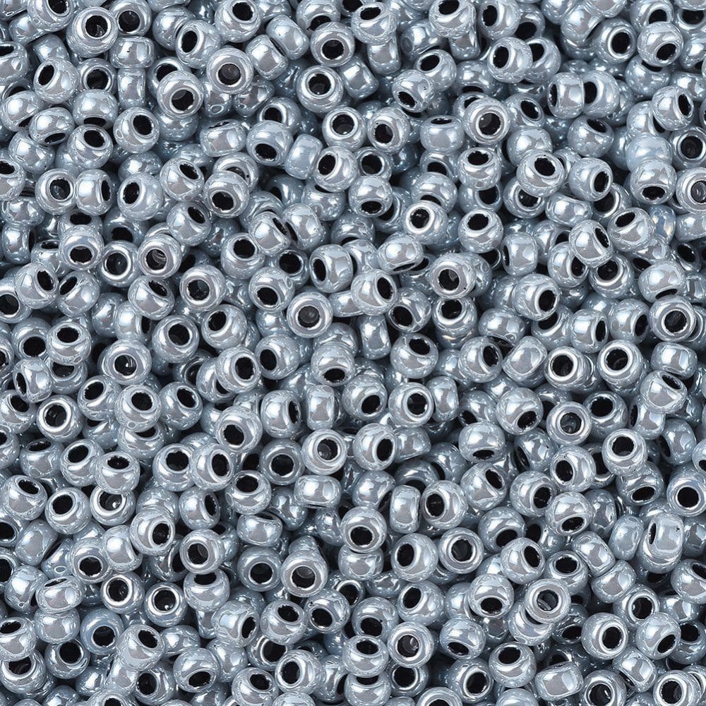 Miyuki Rocailles Perler, RR 0540, Opaque Light Smoke Ceylon, 11/0 ...